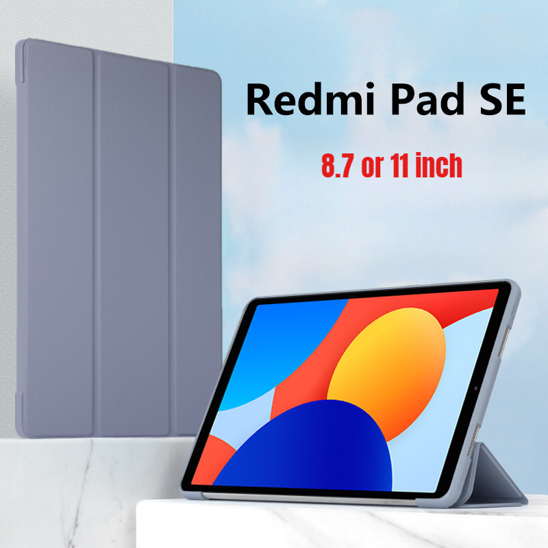 Protective Case for Xiaomi Redmi Pad SE 4G 2024 PU Tablet Cover For ...