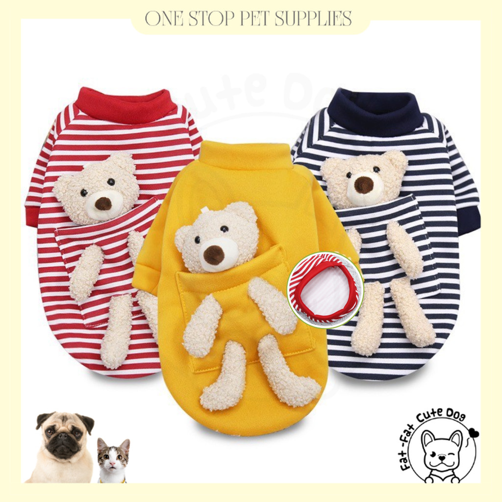 Pet Dog Detachable Clothes Cotton Shirt Cat Garment | Shopee Philippines