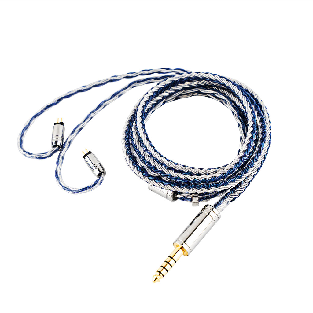 Tripowin C-01 IEM Cable 16 Core Hybrid Copper-Silver Earphone Cable OFC ...