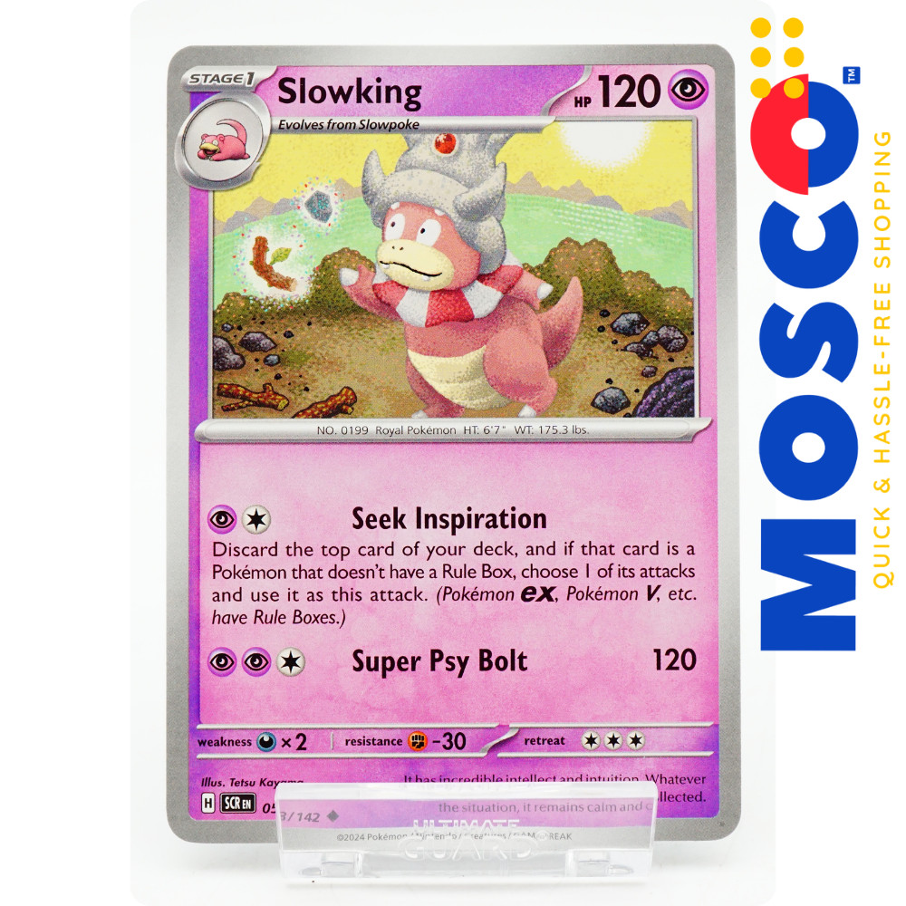 Slowking - 058/142 Uncommon Stellar Crown | Pokemon TCG | Shopee ...