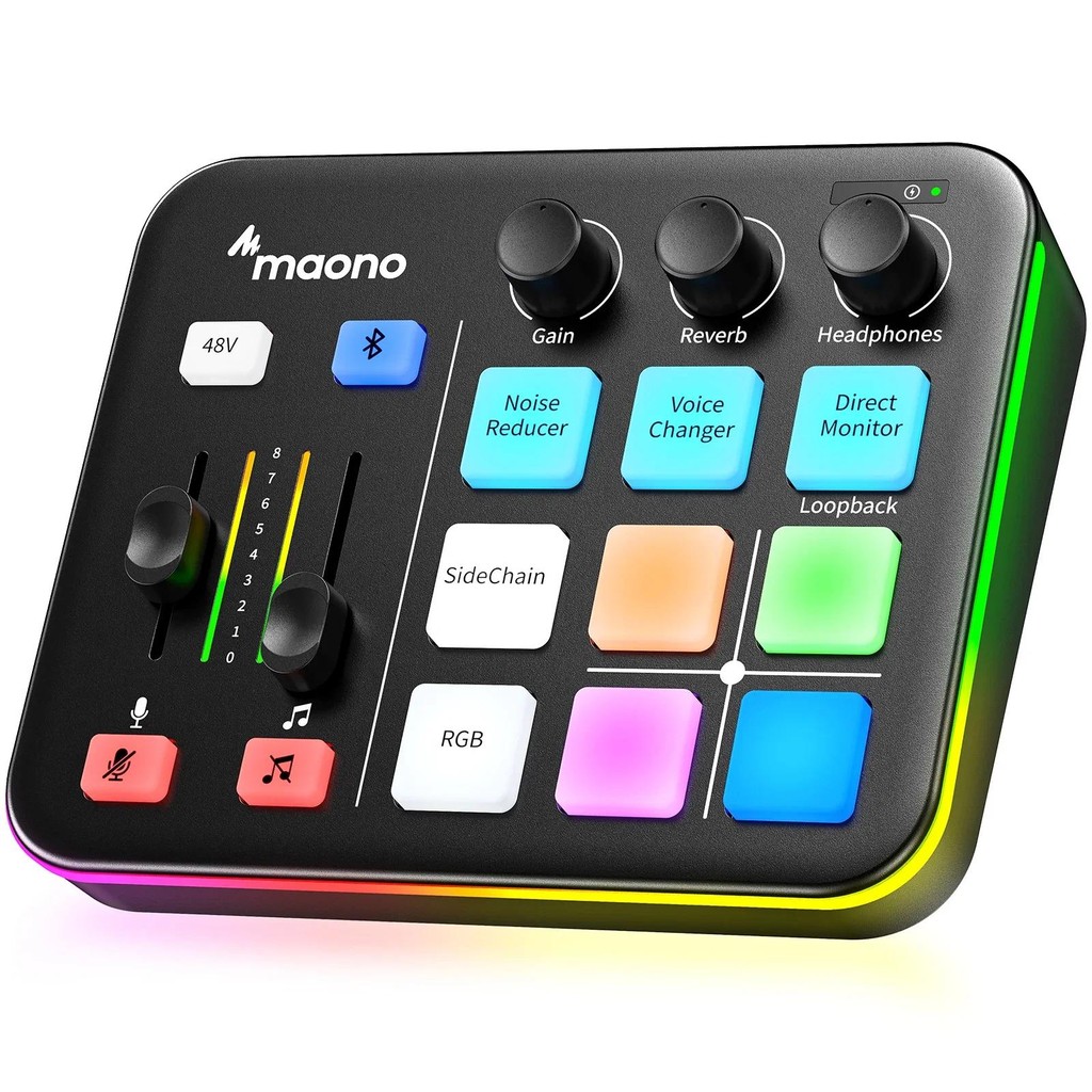 (Chinese version) MAONO G1 NEO Gaming Audio Mixer,Custom Sound Effects ...
