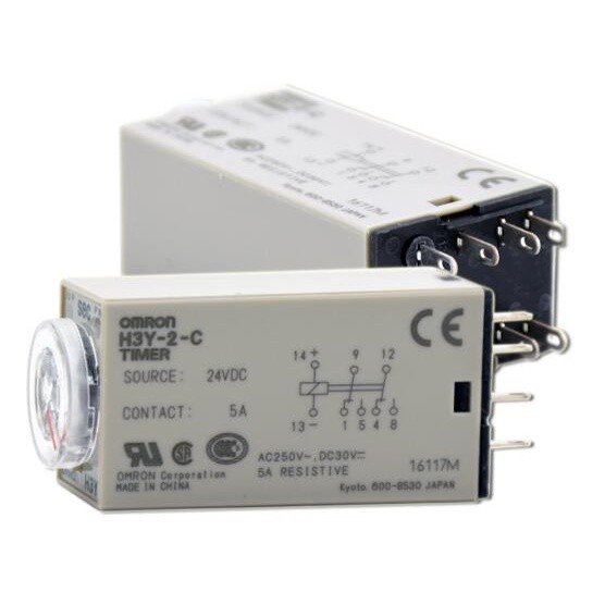 Original Omron time relay H3Y-2 H3Y-4-C H3Y-2-C AC220 DC24 8 feet 14 | Shopee Philippines