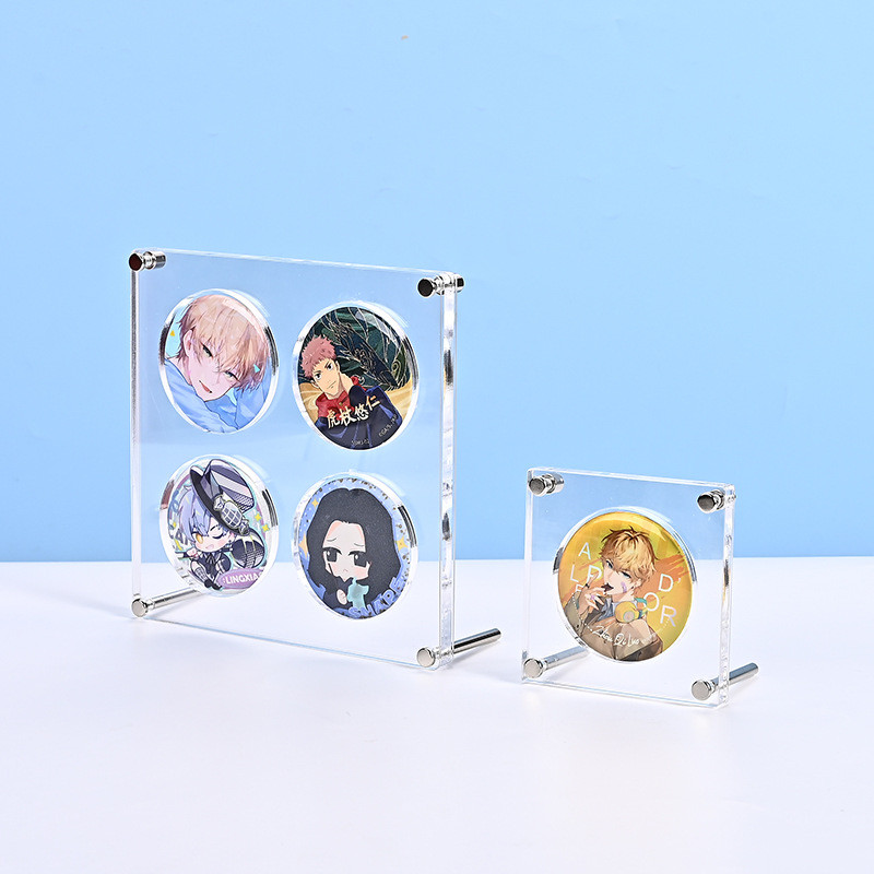 Anime Peripheral Storage Acrylic Trays For Display Badge Stands Badge ...