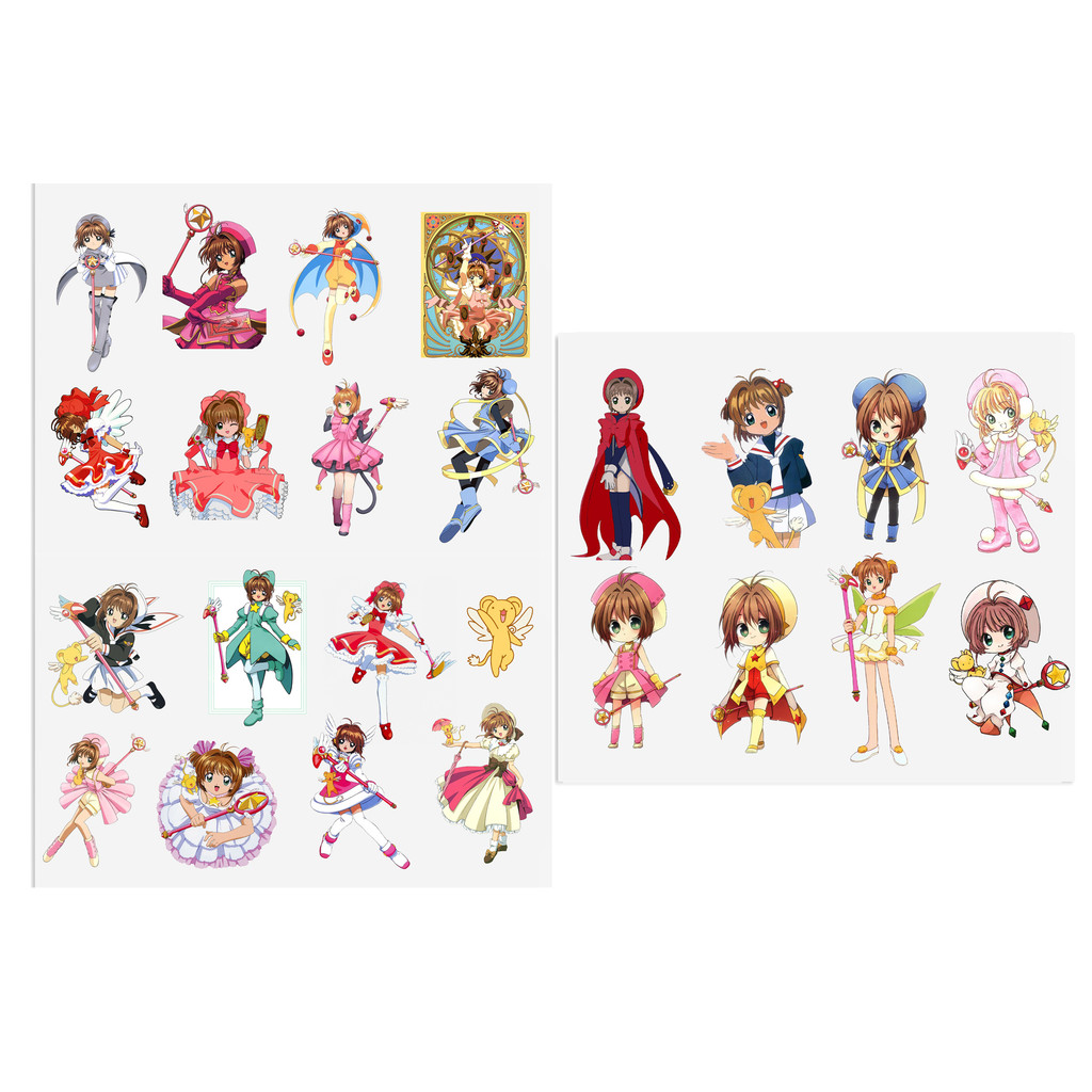 Cartoon Girl DTF Sticker For Cups Cool Personalize UV Wrap Transfer ...