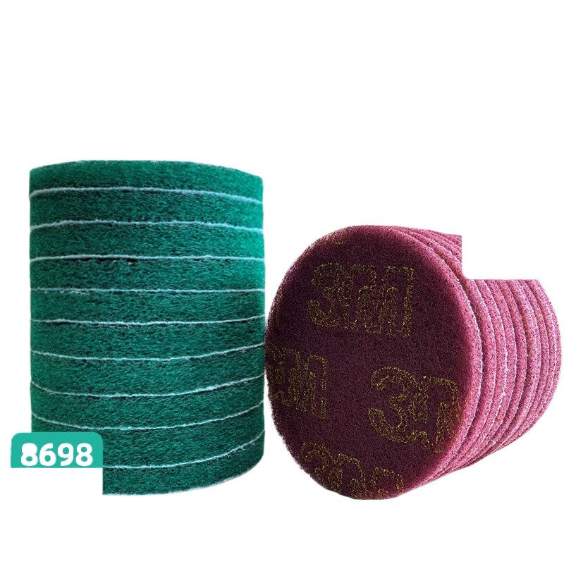 3M flocking scouring cloth 5 inch wire drawing cloth stainless steel ...