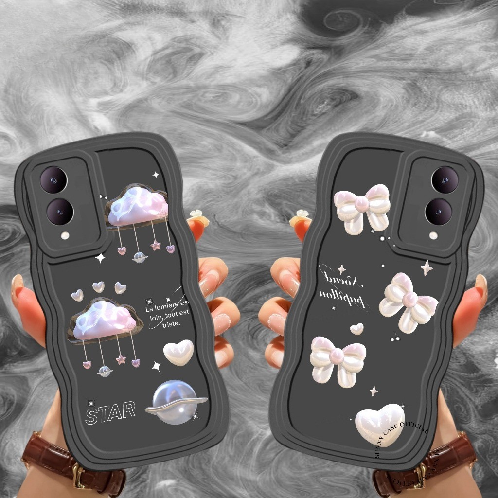 Bow cloud mobile phone case na angkop para sa iPhone 11 Pro 12 Pro 13 ...