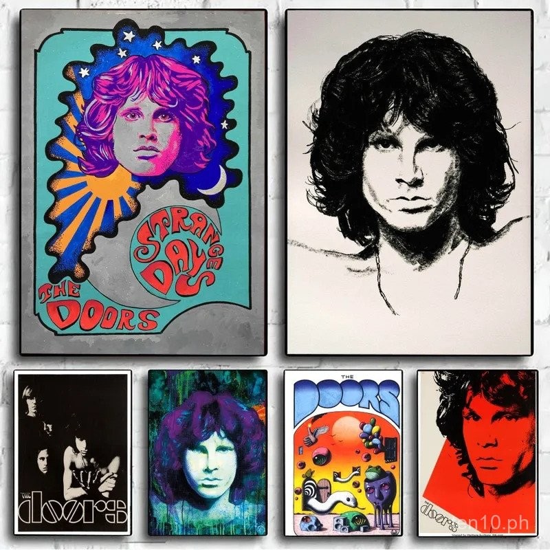 The Doors Jim Morrison Poster No Framed Poster Kraft Club Bar Paper ...