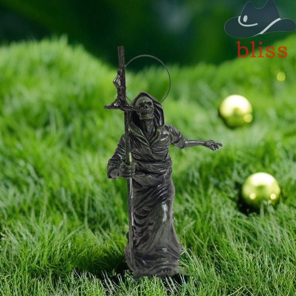 BLISS 1 Set Halloween Death Skeleton, Crafts Painted Black Skeleton ...