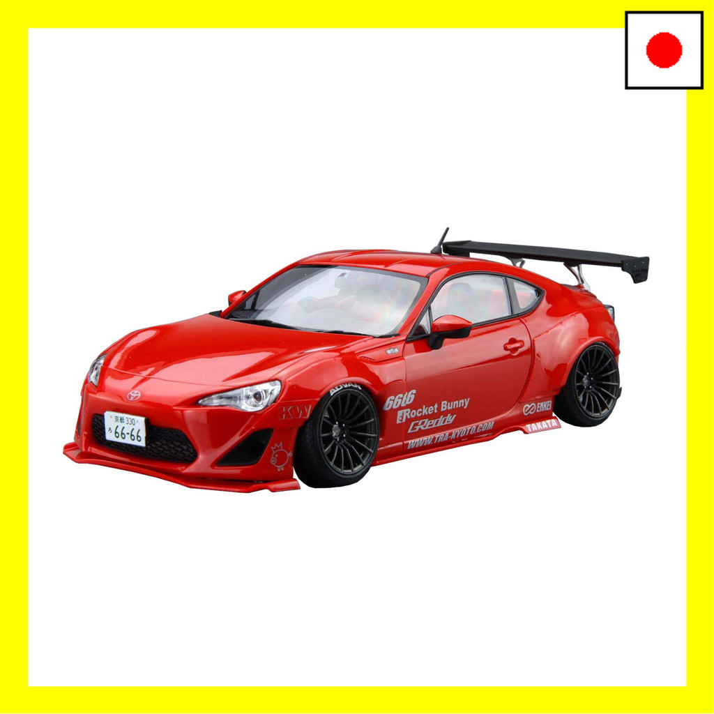 AOSHIMA 1/24 The Tuned Car Series No.1 Toyota ZN6 TOYOTA86 '12 GREDDY & ROCKET BUNNY ENKEI Ver ...