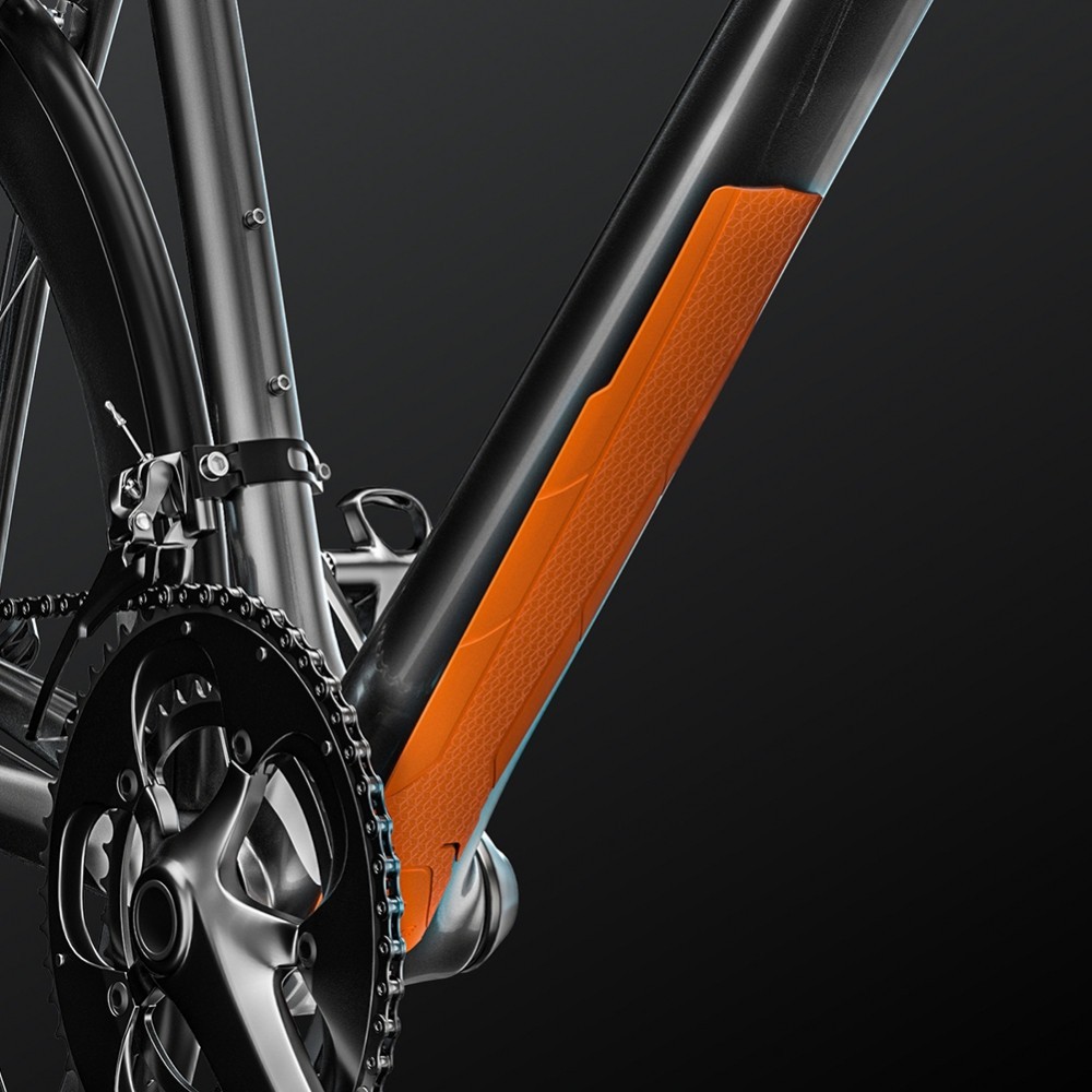 Bicycle Frame Protection PVC Sticker Easy to Use No Modification ...