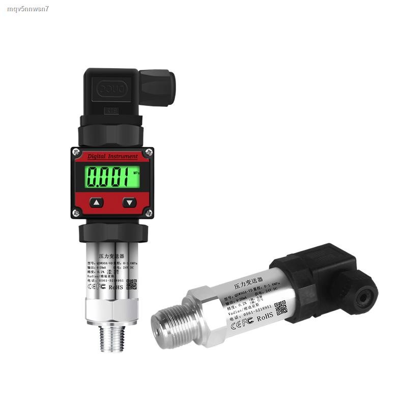 Pressure transmitter with digital display 4-20mA water air hydraulic ...