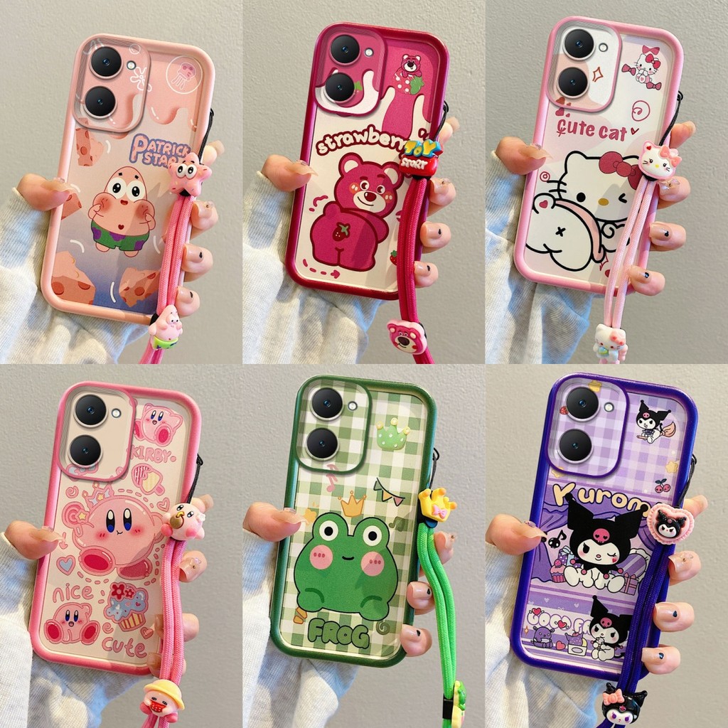 VIVO Y18/Y18S/Y03/Y03T/Y28S Pink KT Cat/Fart Strawberry Bear/Cheese Pie ...