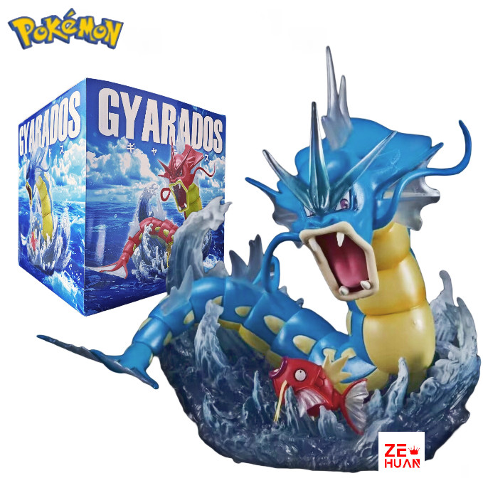 20cm Pokemon Anime Pallet Town Figures Gyarados Magikarp Action Figures ...
