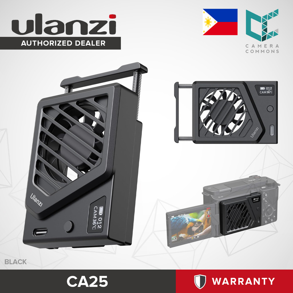Ulanzi CA25 Camera Cooling Fan OLED Type-C Charging Port for Cameras ...