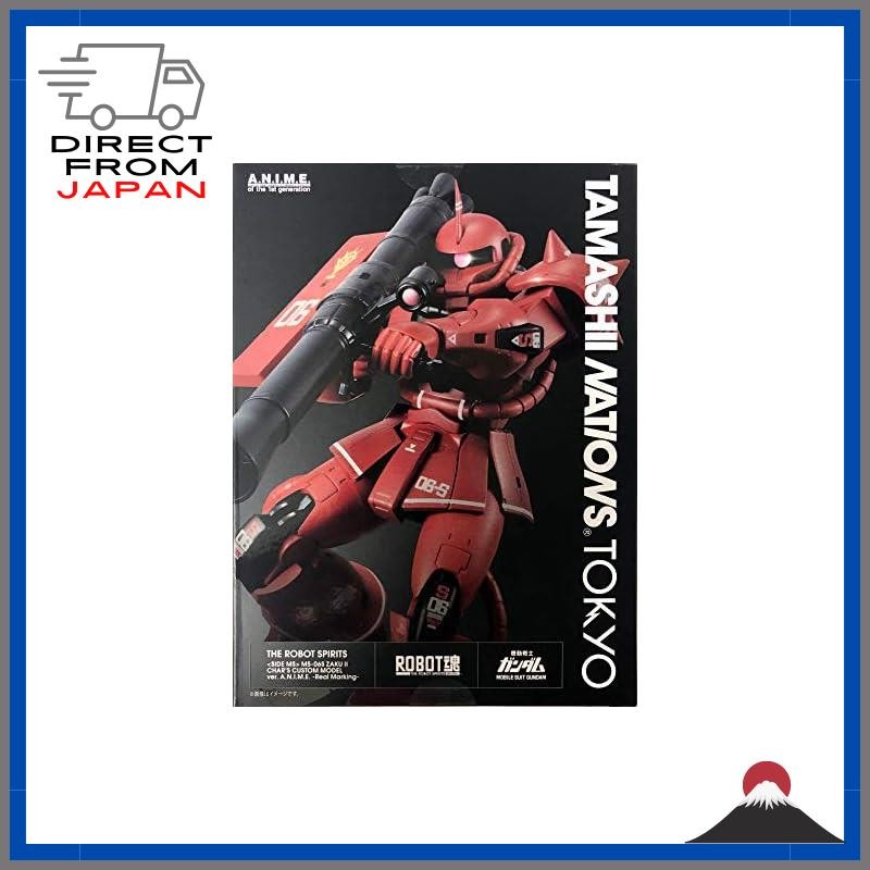 BANDAI ROBOT魂 MS-06S Char's Zaku ver. A.N.I.M.E. Real Marking TAMASHII NATIONS Tokyo | Shopee ...