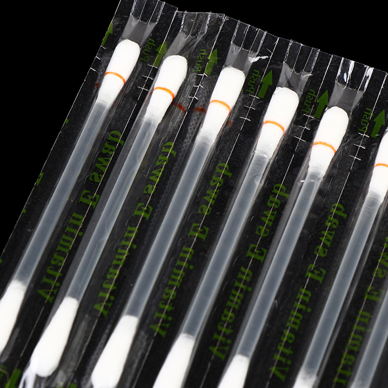 UKE 50pcs Vitamin E Oil Swabs Stick VE Cotton Swab Protect Lip Gum Anti ...