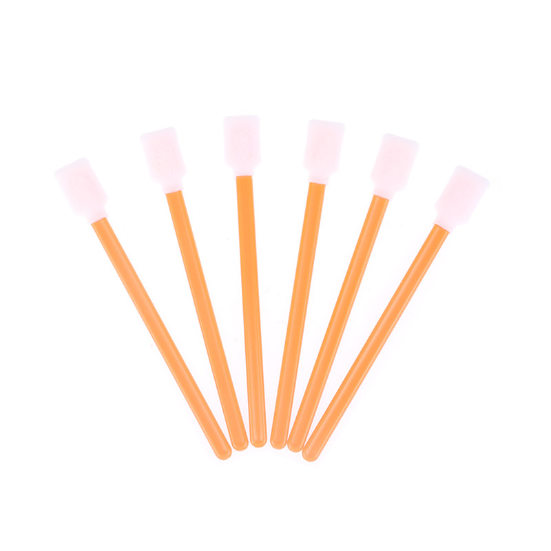 [yiiweng] 50Pcs/Pack Dust-Free Swab Double-Layer Sponge Wiping Stick ...