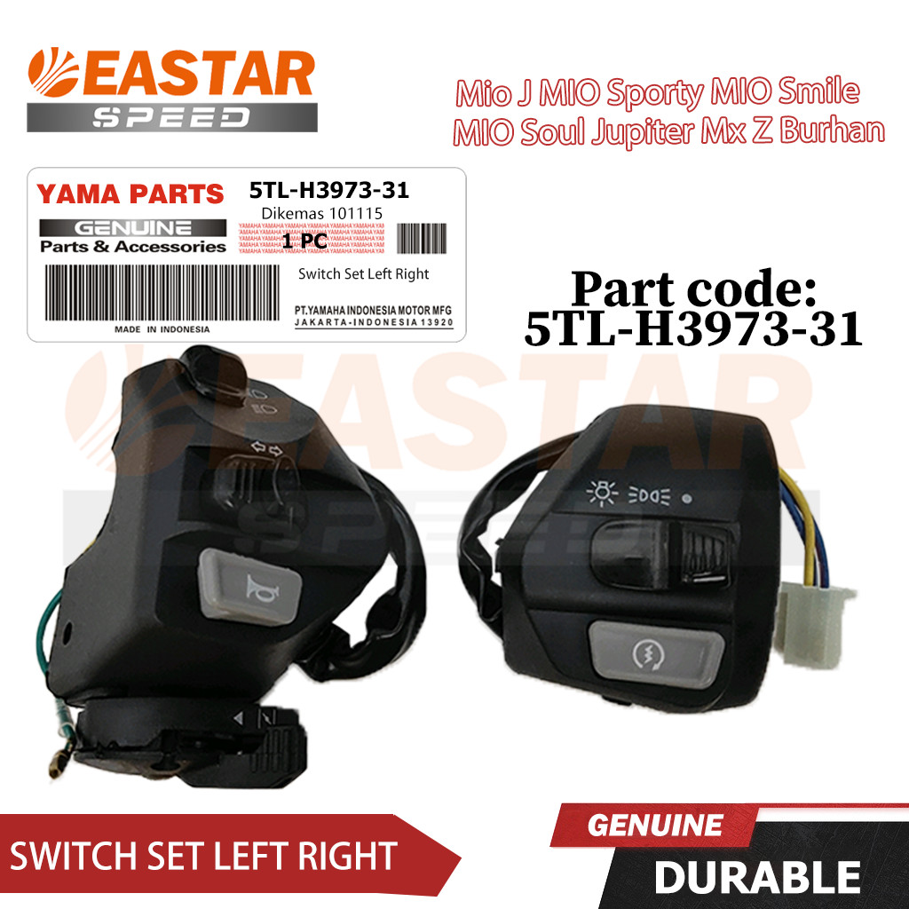 Switch Set Right Left Mio J MIO Sporty MIO Smile MIO Soul Jupiter Mx Z ...