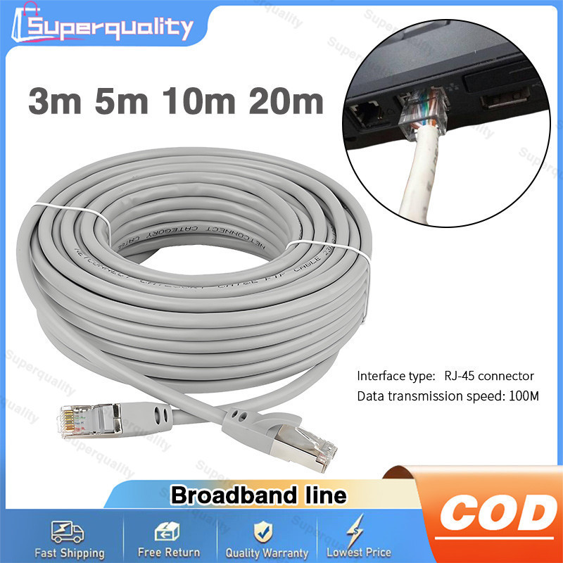Ethernet Cable High Speed Router Computer Cable With RJ-45 Connector ...