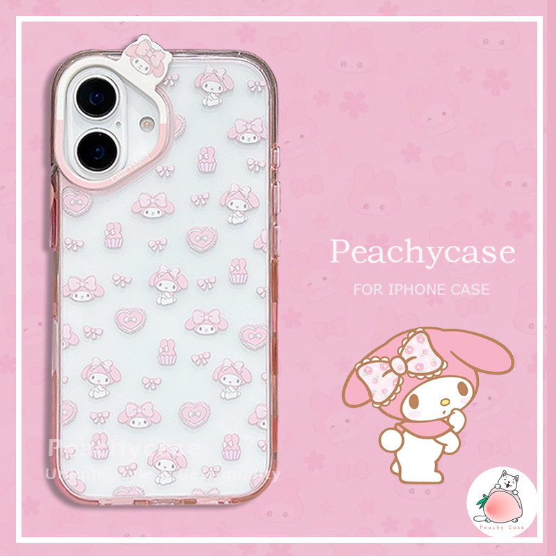 Kawaii 3D Bowknot Melody Camera Frame Phone Case Compatible for iPhone ...