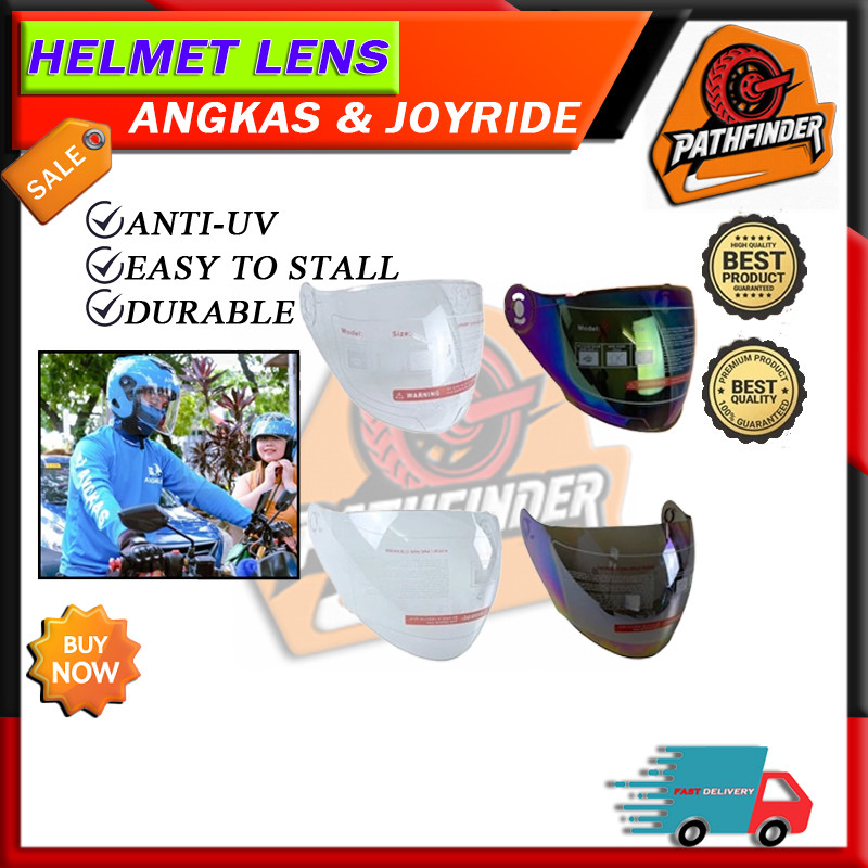 JOYRIDE & ANGKAS Visor Clear&Tinted Motorcycle Helmet Lens[PATHFINDER ...