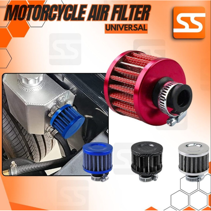 [ SS ] UNIVERSAL 12MM AIR FILTER – MOTORCYCLE COLD AIR INTAKE ...
