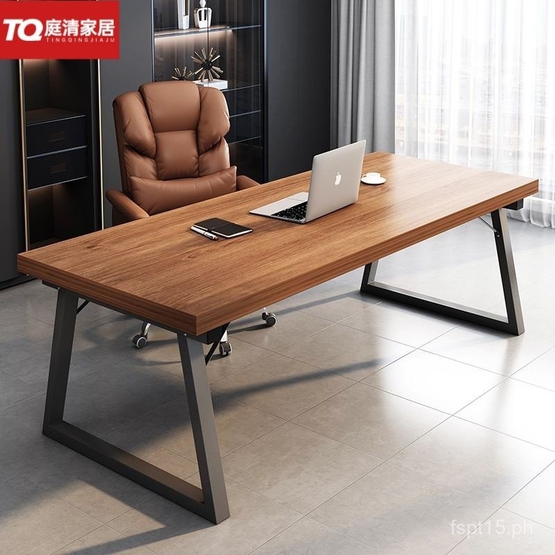 Modern Minimalist Office Desk Computer Desk Conference Table Long Desk ...