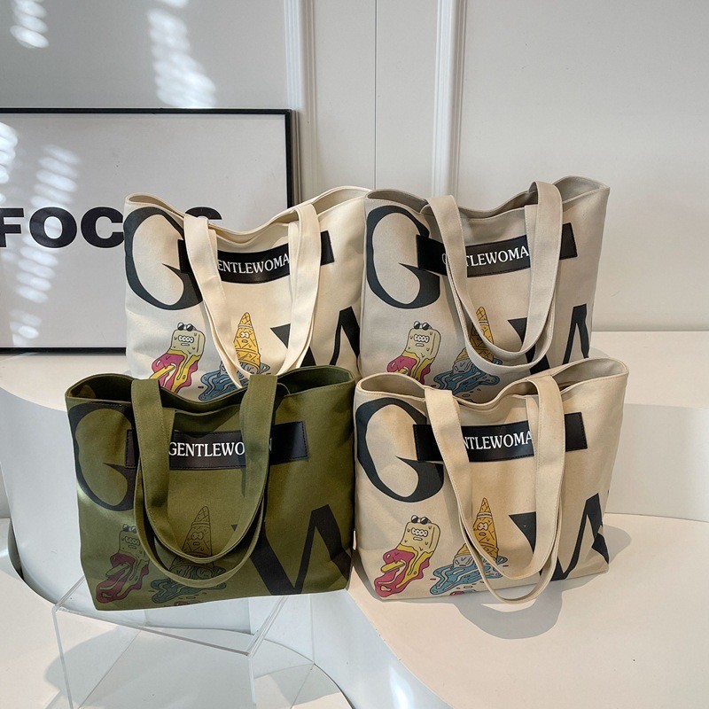 JH KUKU Thailand Thai New Fashion Gentle woman Canvas Shoulder Bag Tote ...