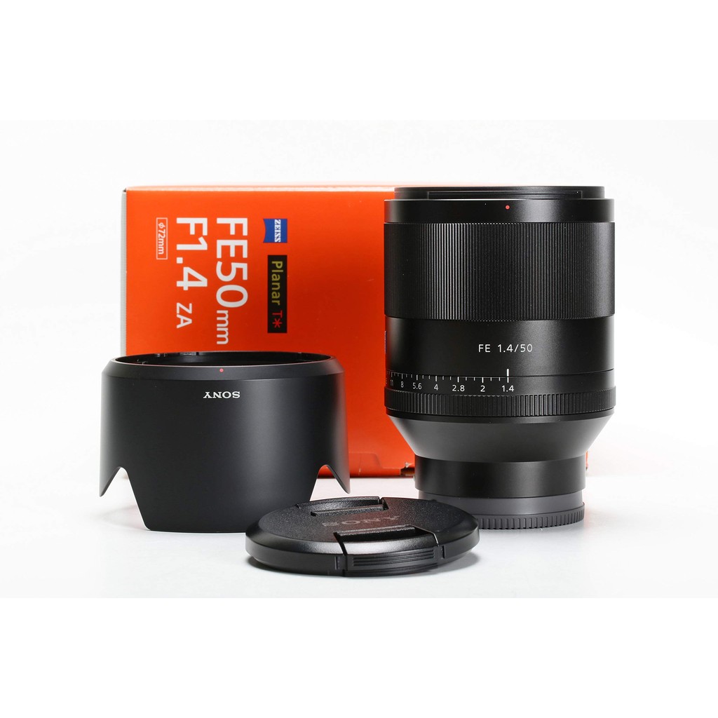 SONY Standard Prime Lens Full Size Planar T* FE 50mm F1.4 ZA Zeiss Lens ...