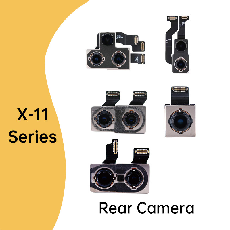 For Iphone Rear Camera X XS XS MAX XR 11 11PRO 11PRO MAX Facing Camera Replacement Lens Metal ...