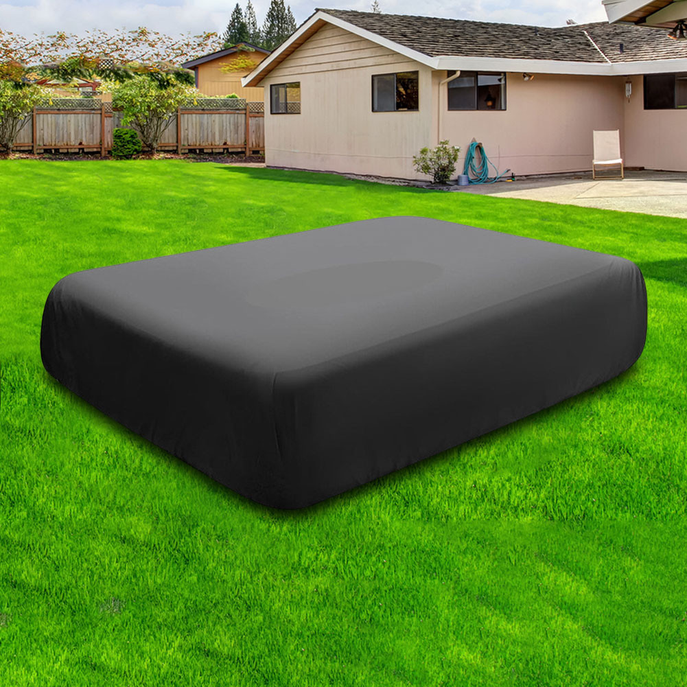 130 in X 72 in Inflatable Pool Cover Dustproof Above Ground Swimming ...