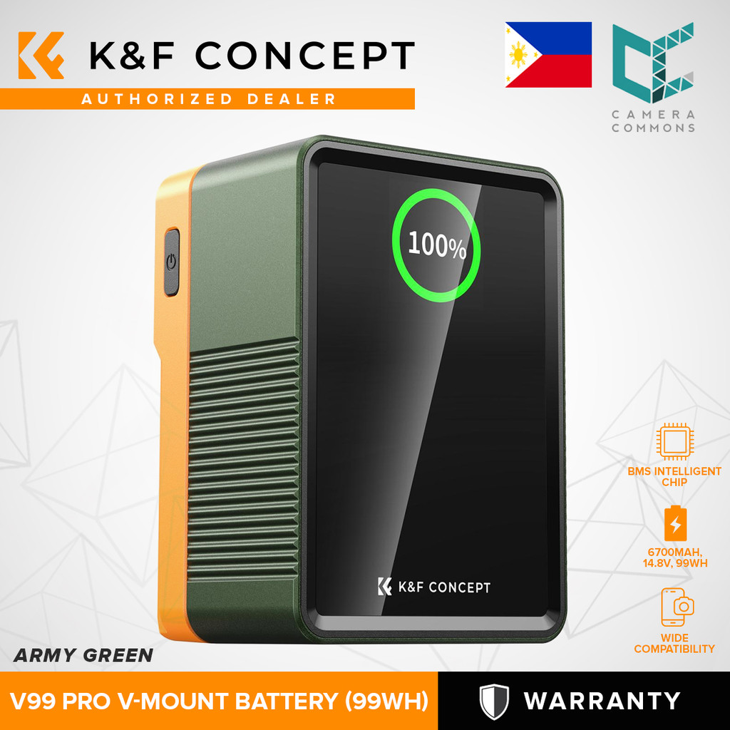 K&F Concept V-Mount Battery V50 V99 Pro PD100W USBC Fast Charging for ...