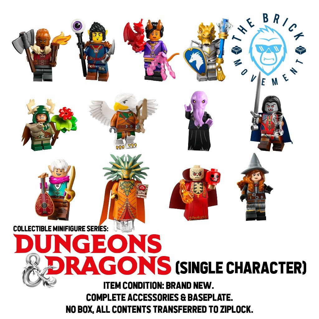 Collectible Minifigure Series DUNGEONS & DRAGONS: Single Character ...