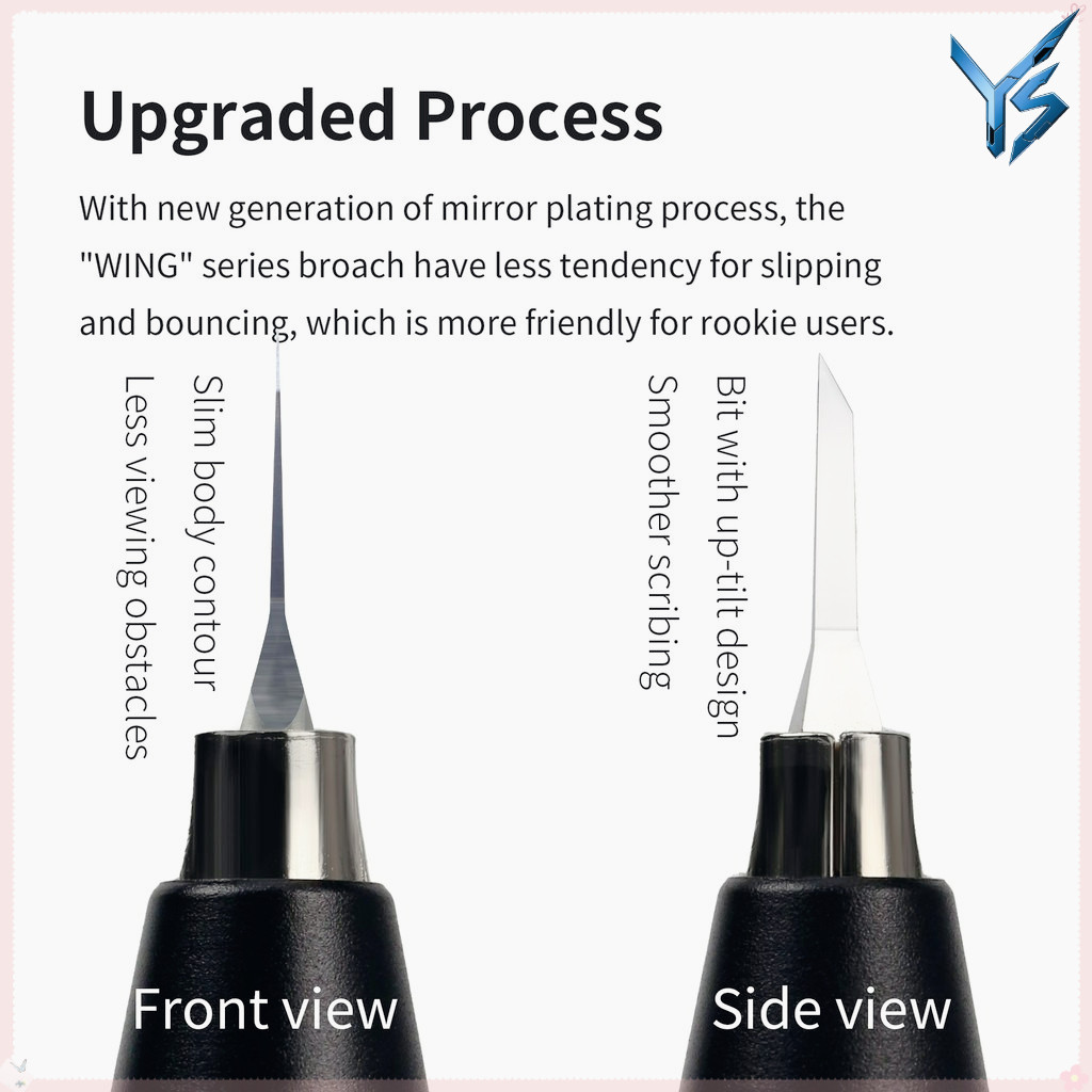 DSPIAE PT-TH PRO "WING" push knife push handle, engraving tools ...