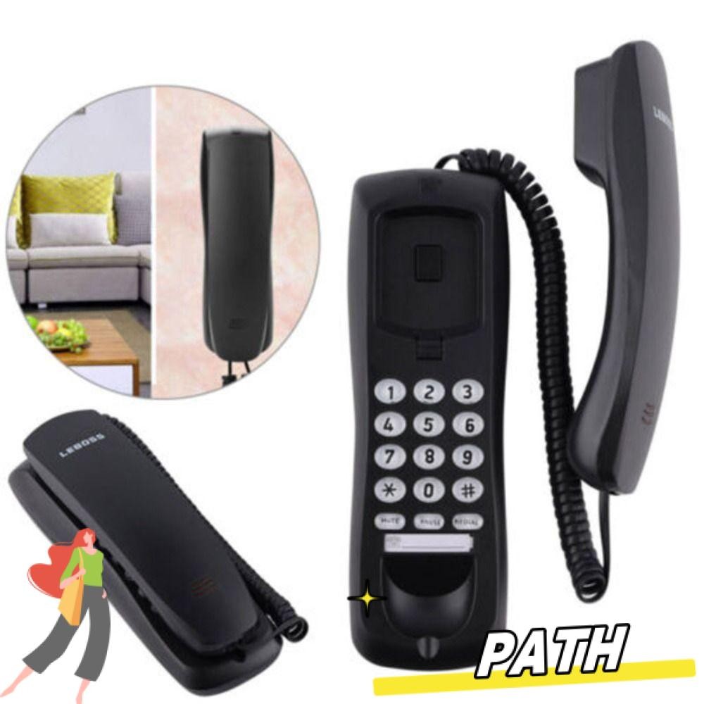 PATH Corded Phone, Desktop Wall Mounted Wired Telephone, Caller ID ...