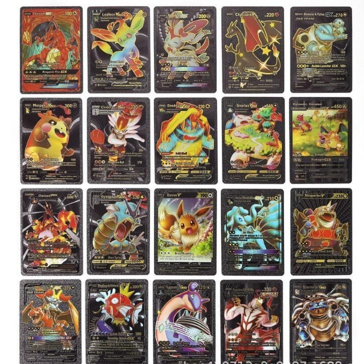 Pokémon Pokémon Pokémon Pokémon Gold Card Silver Card Flash Card ...