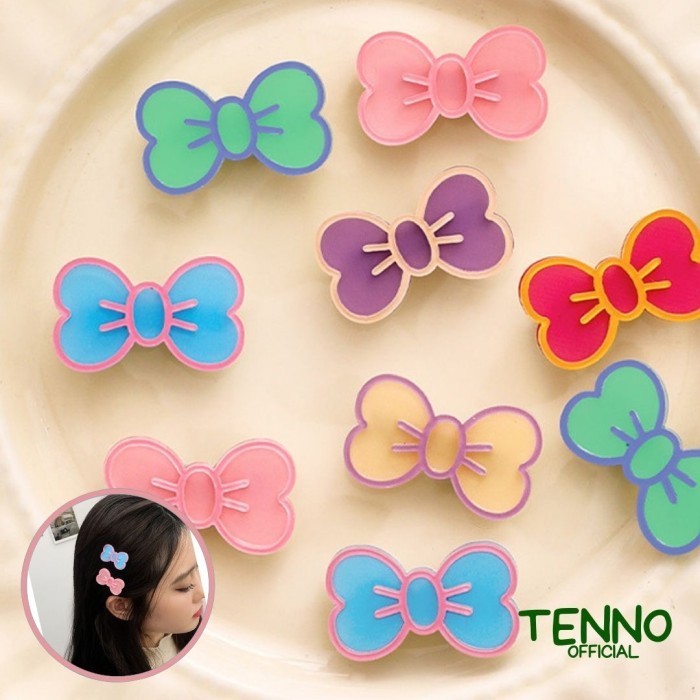 Tenno Hairpins Kids Acrylic Hairclip Ribbon Model Hair Clip Ribbon ...