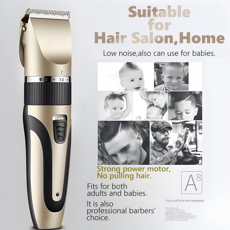 Hair Clipper Wireless Electric Hair Trimmer Hair Cutting Razor Set ...