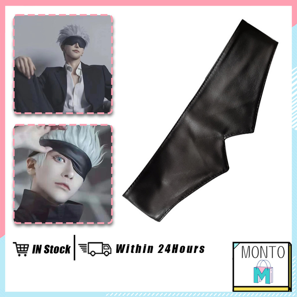 Gojo Blindfold Anime Jujutsu Kaisen Gojo Satoru Headband Cosplay ...