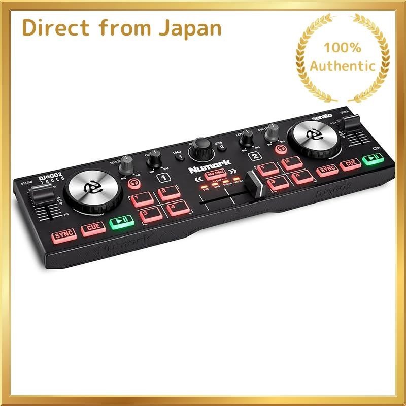 Numark DJ Controller Portable DJ Equipment USB 2 Deck Touch Sensor ...