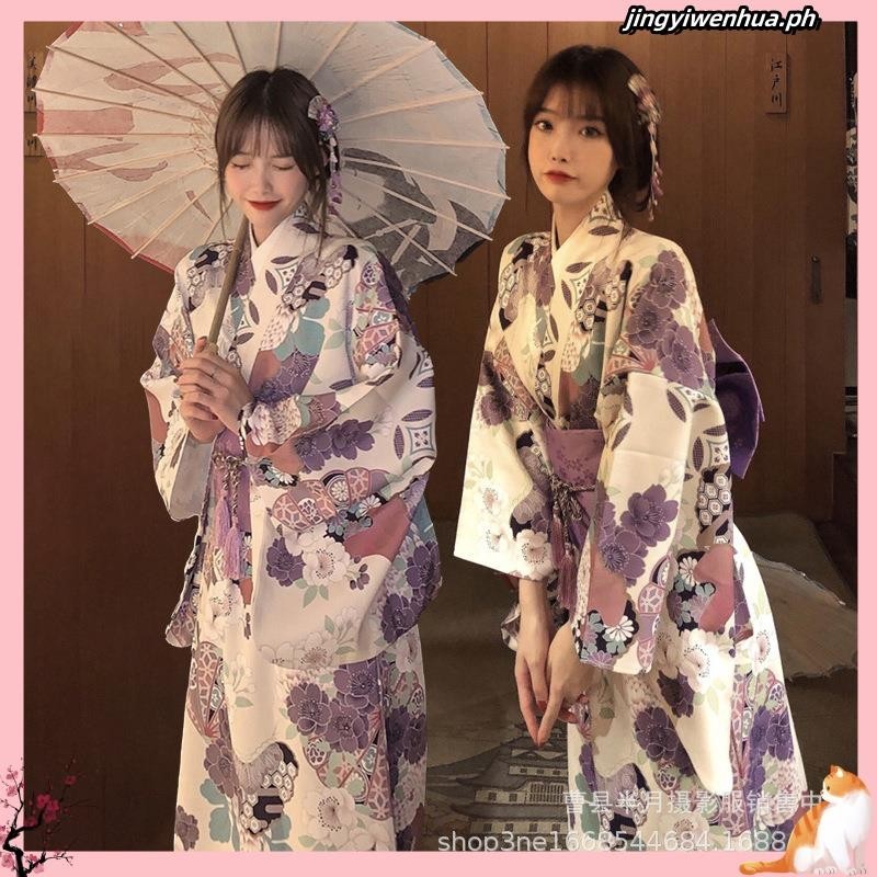 Kimono Women Japanese Style Formal Clothing Yukata Summer Fresh Elegant ...