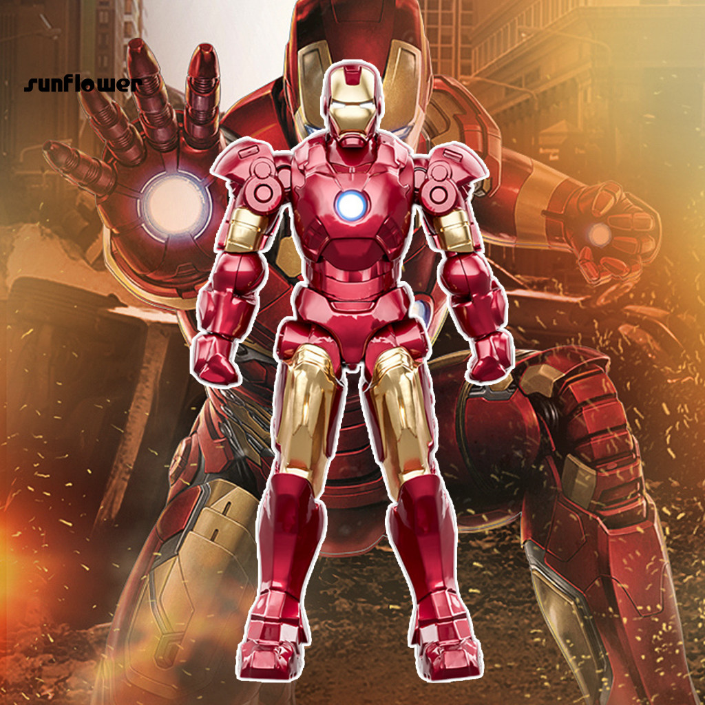 SU Articulated Robot Toy Robot Figurine with Stand Multi-jointed ...