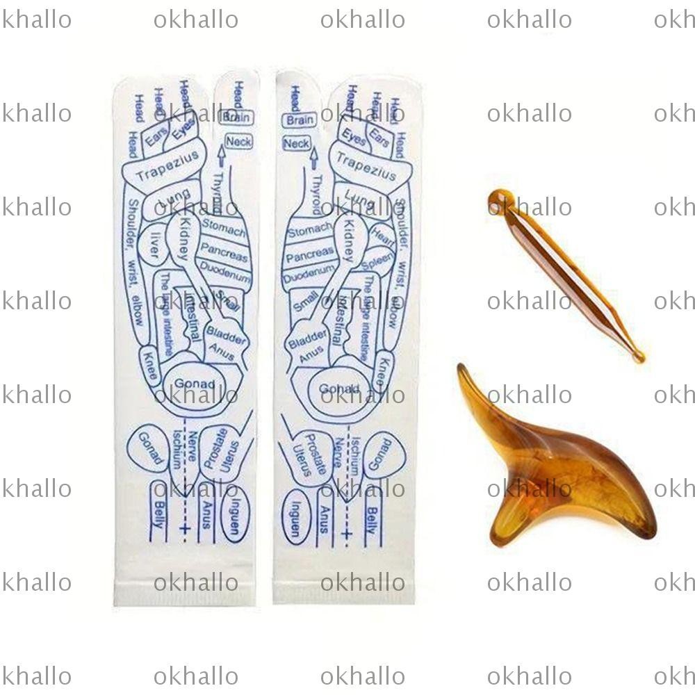 OKHALLO Reflexology Socks, Relieve Tired Feet Massage Stick Foot ...