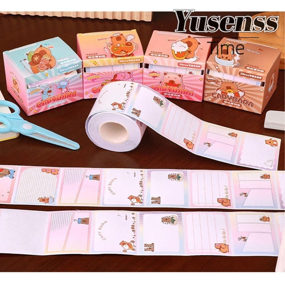 YUSENSS Sticker Note Pad, Paper Pull-out Design Memo Pad, Full Adhesive ...