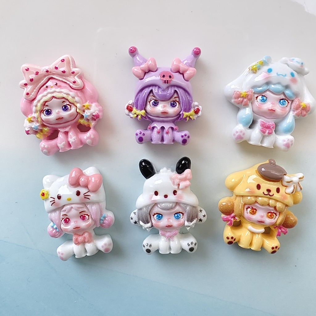 Cute Sanrio Jibbits for Crocs Anime Kuromi Jibbitz Charm Pop Mart ...