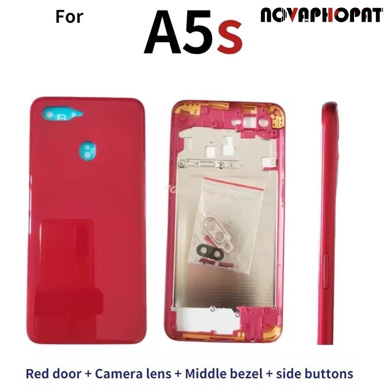 Middle Housing Frame For Oppo A5s Middle Bezel Rear Battery Door Back ...