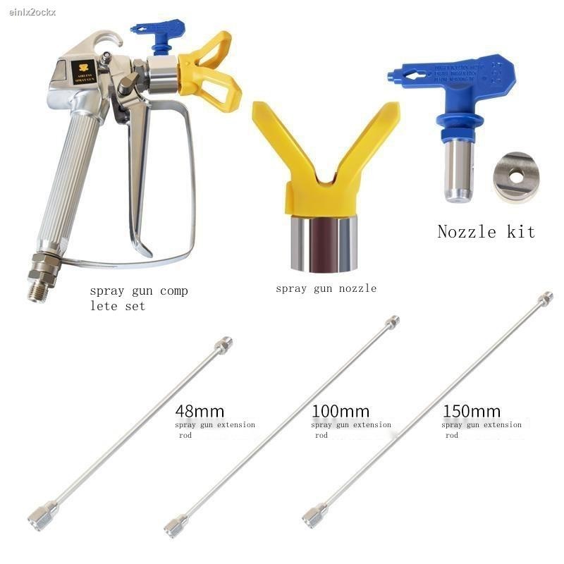 Airless high pressure sprayer accessories spray gun nozzle spray latex ...