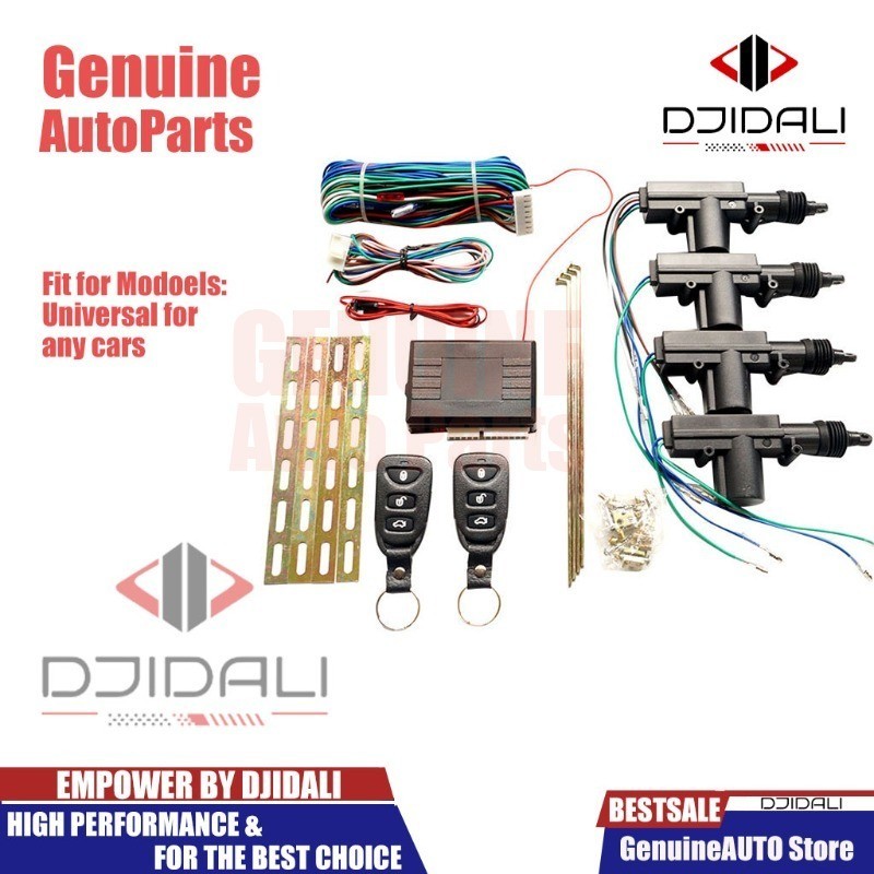 Car Door Lock Remote Control Universal Keyless Entry System Locking Kit ...