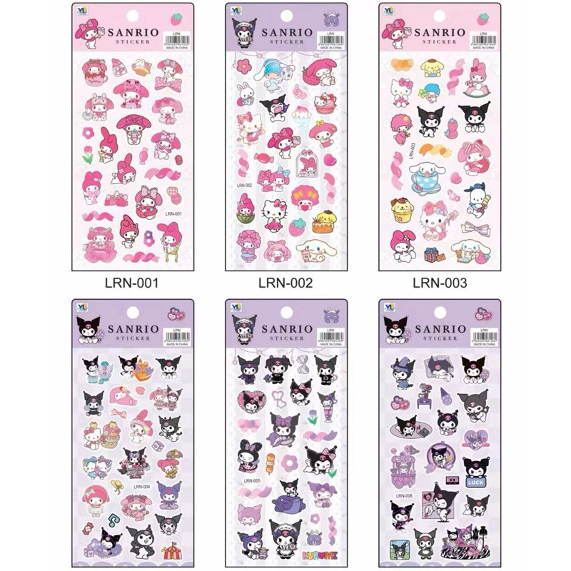 WEIBO ST-33 LRN SANRIO STICKER SCHOOL SUPPLIES | Shopee Philippines