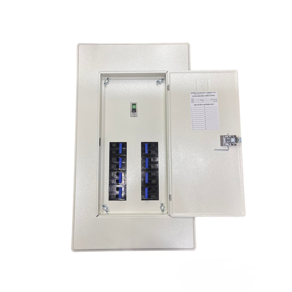 Koten Panel Board with 250A 2 Pole 250SPS Main with 8 Branches 2 Pole ...